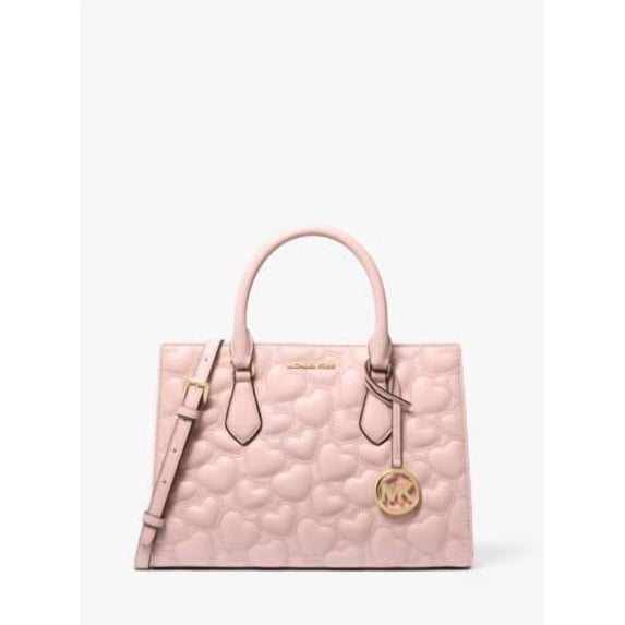 MICHAEL KORS Sheila Medium Heart Embroidered Satchel - Walmart.com