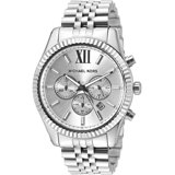 MICHAEL KORS Stainless Steel Silver Mens Lexington Watch Model MK8405 ...