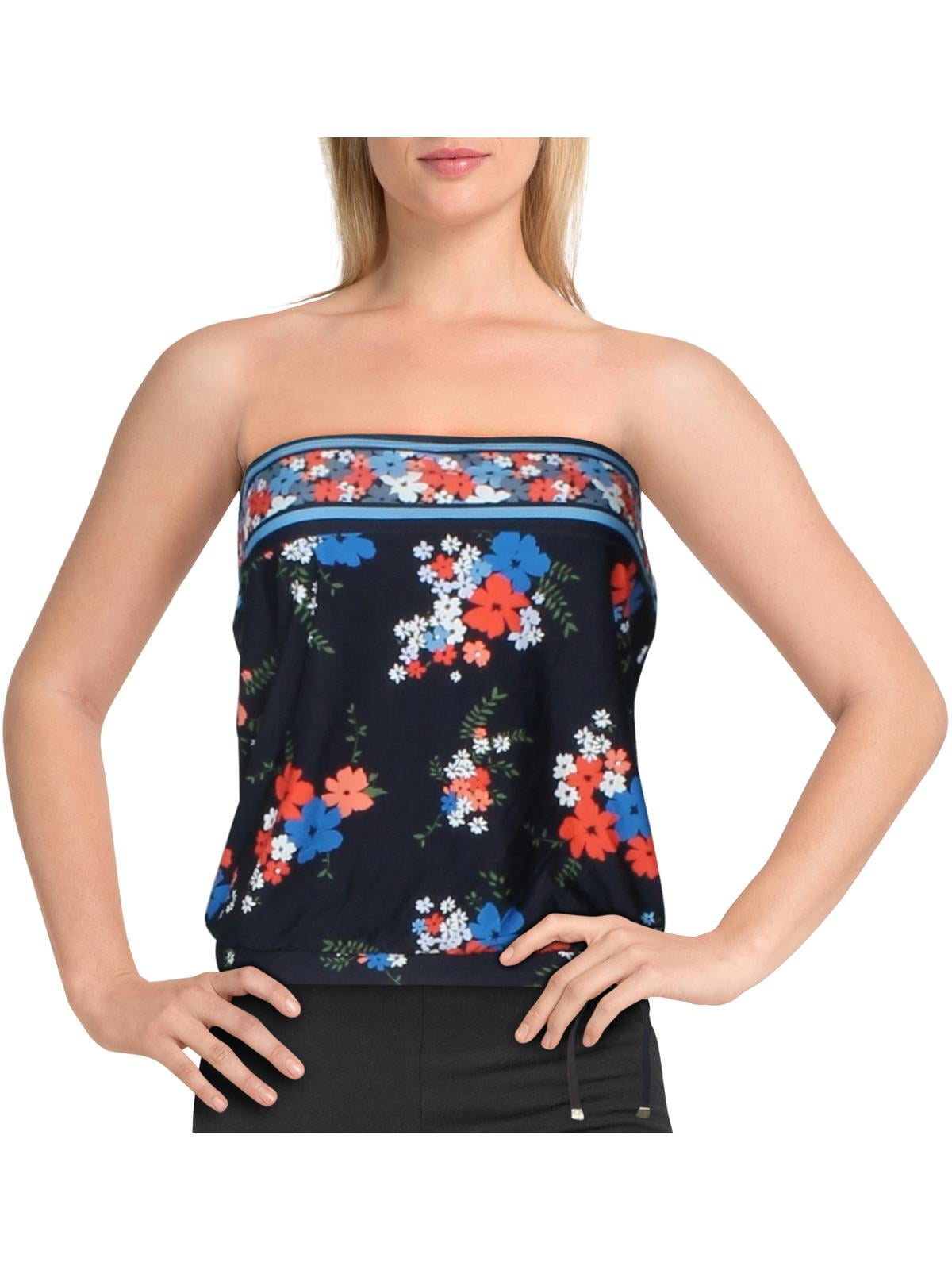 MICHAEL Michael Kors Womens Tankini Floral Bandini - Walmart.com