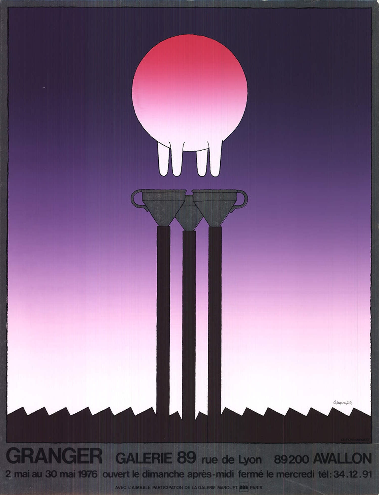 MICHEL GRANGER Galerie 89, 1976 - Walmart.com