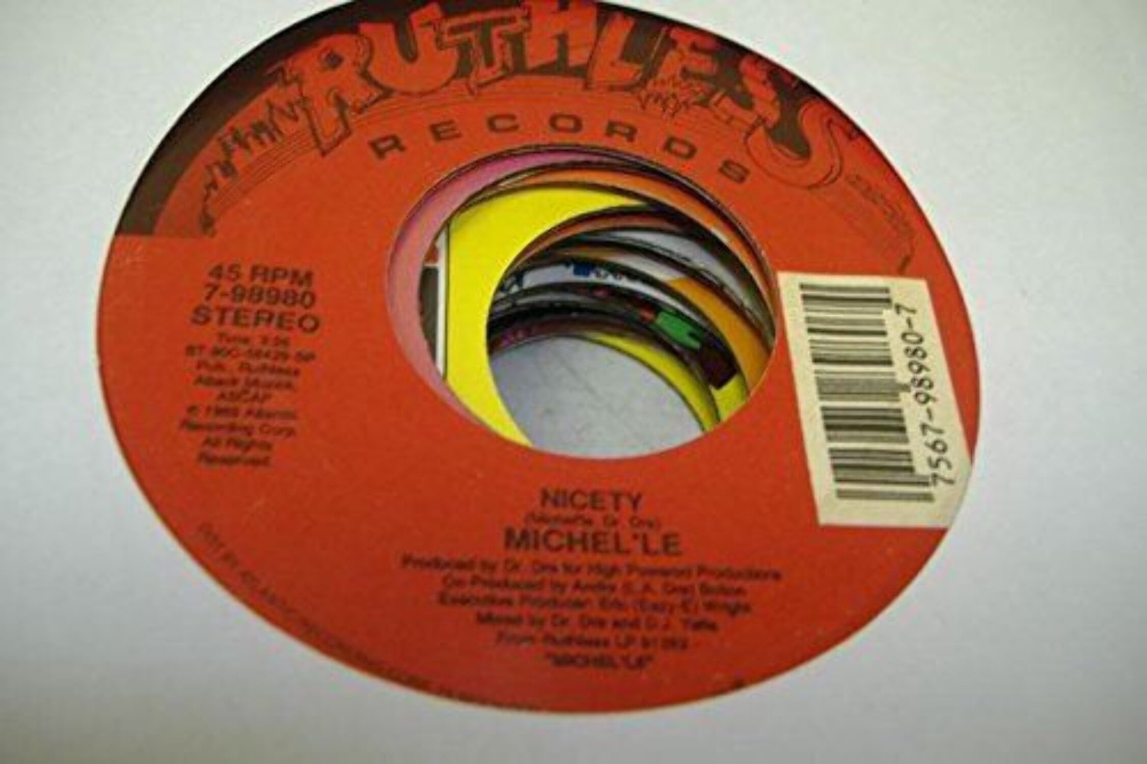 MICHEL'LE-Nicety/Special Thanks 1989 Original 45rpm RUTHLESS Label ...