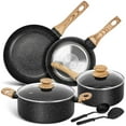 MICHELANGELO Pots and Pans Set Nonstick, Granite Non Stick Pots and Pan ...
