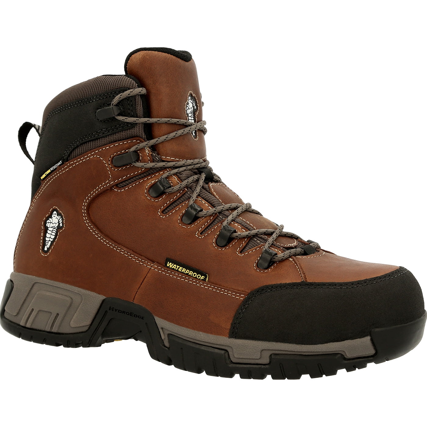 MICHELIN® HydroEdge Puncture Resistant Alloy Toe Waterproof Hiker Size ...