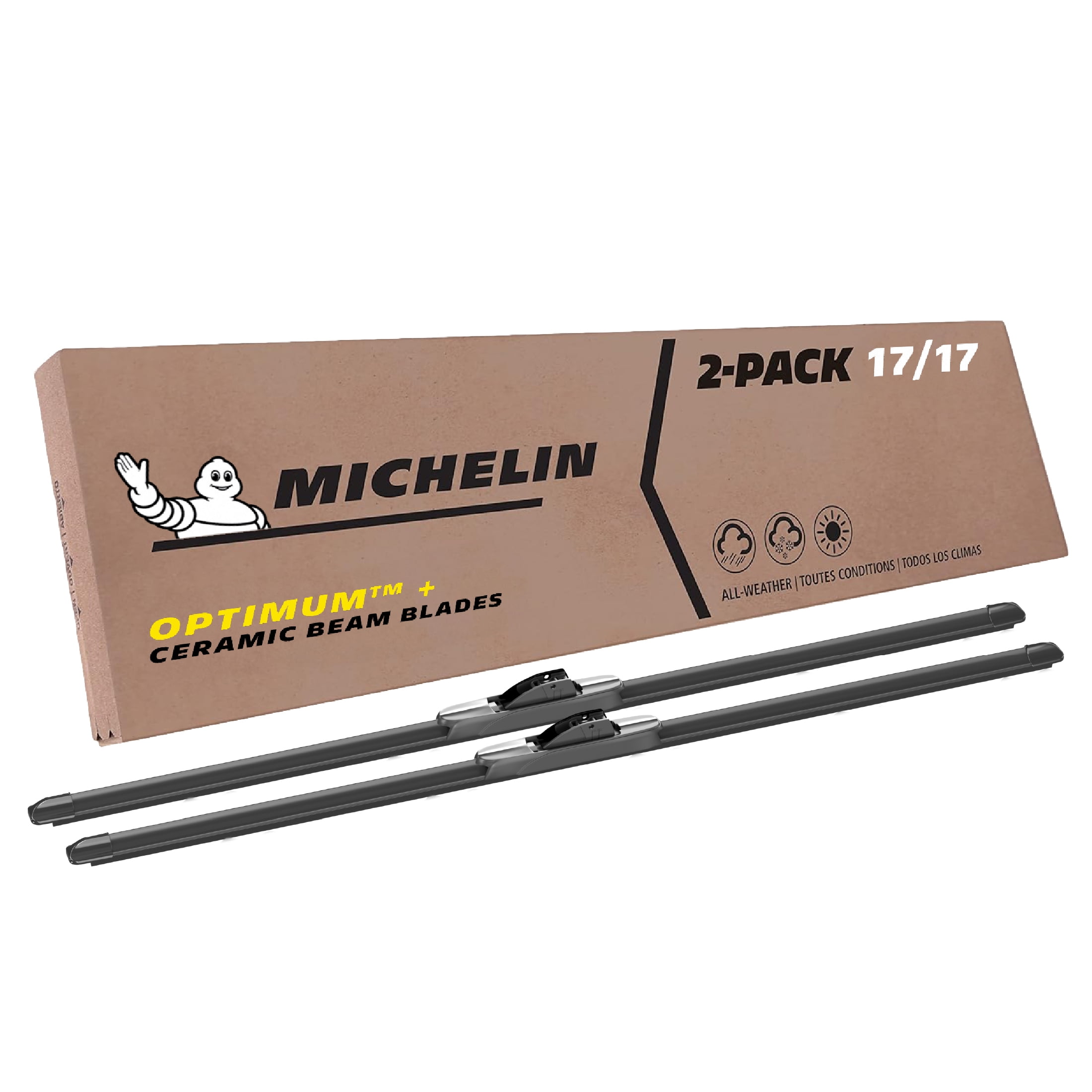 MICHELIN® Optimum+ 17"/17" Ceramic Beams with Night Shield Technology ...