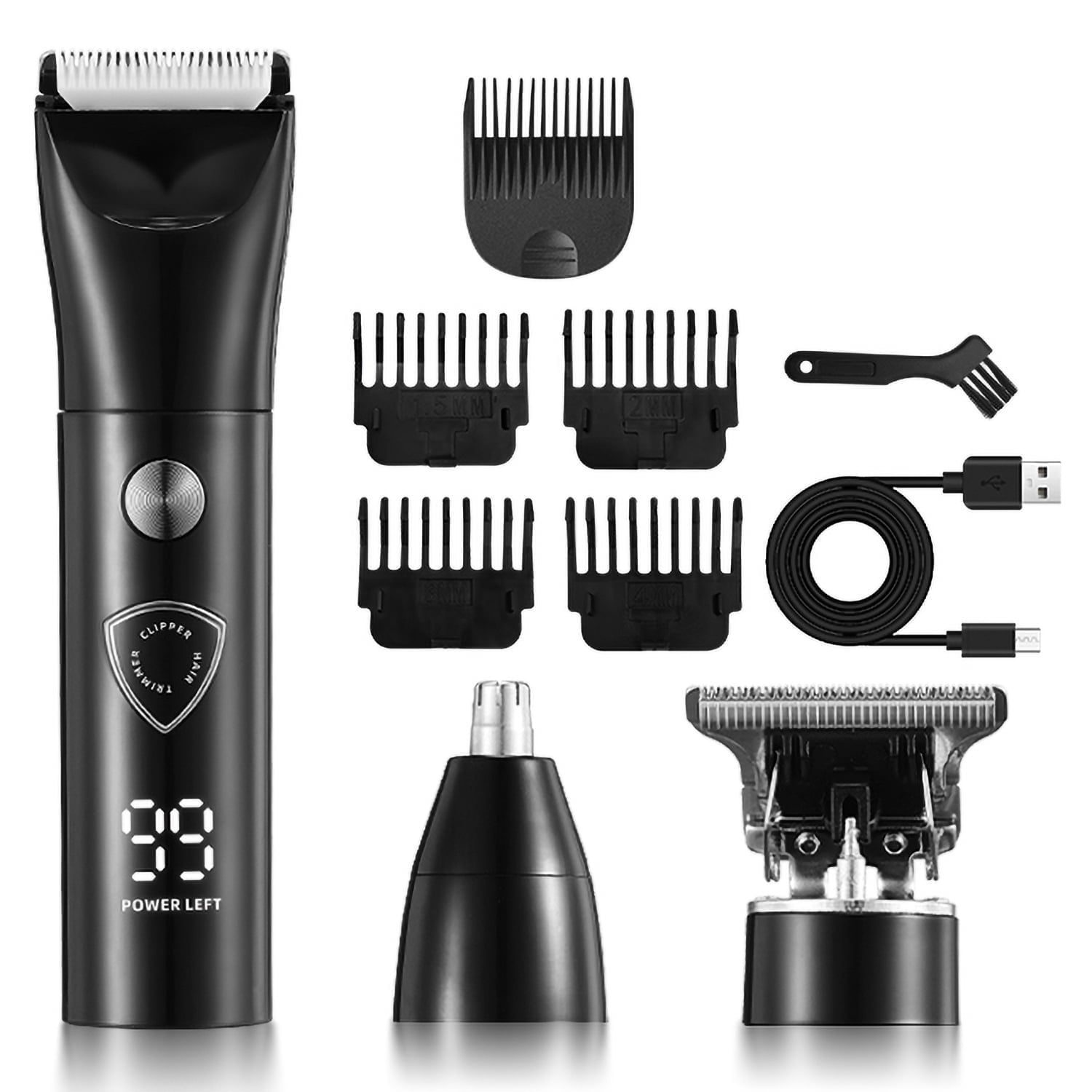 MichPong Ball Trimmer 3-in-1 Grooming Kit Rechargeable for Hair Clipper ...