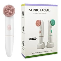 NEXPURE Waterproof Sonic Facial Cleansing Brush, Silicone Face Scrubber ...