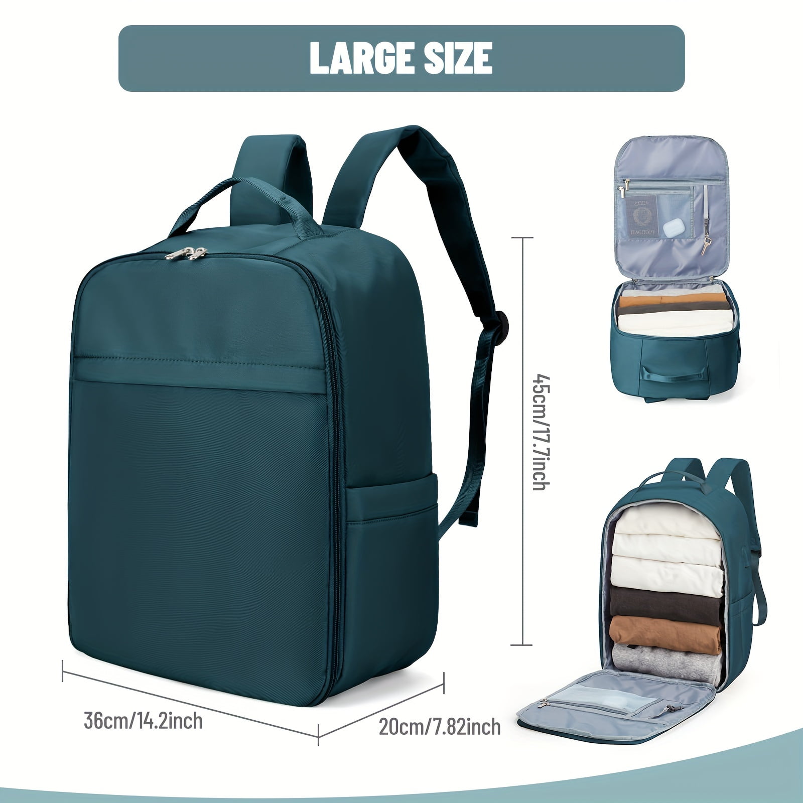 MICHROE Capacity Travel Backpack Preppy College School Daypack Casual Travel Knapsack & Laptop ...