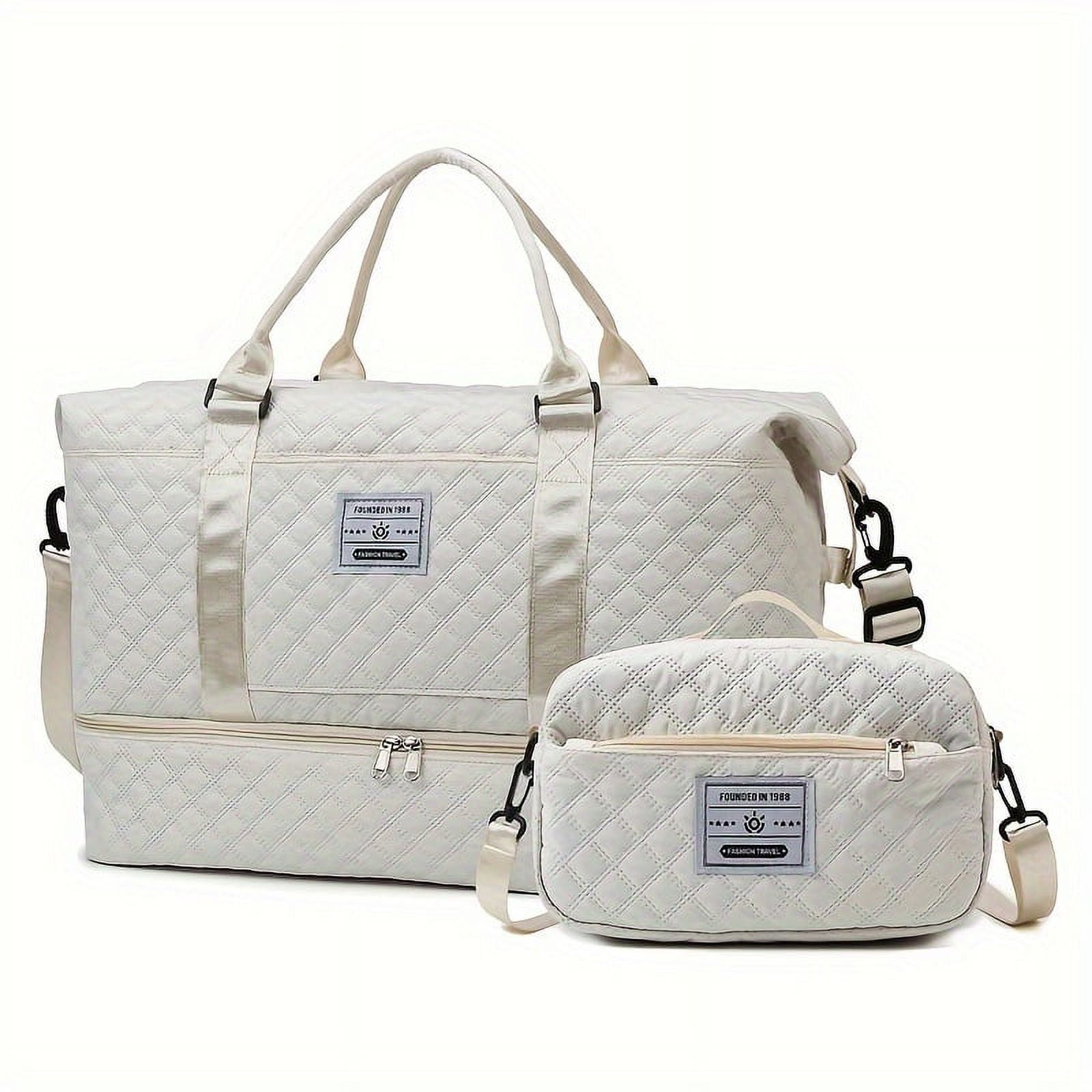 MICHROE Duffle Bag Set Weekender Bag For Women With Shoulder Bag Carry ...