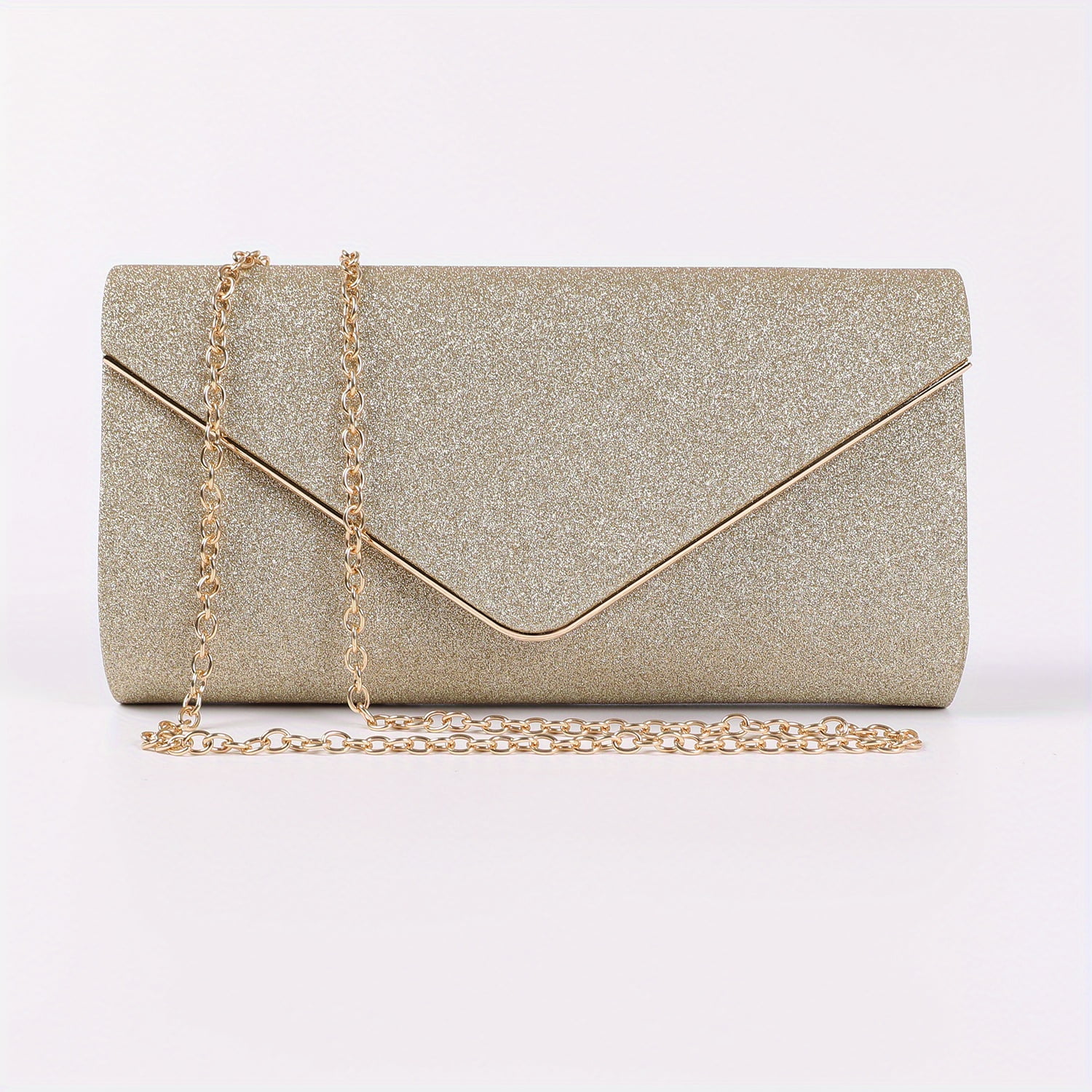 MICHROE Glitter Evening Bag Elegant Ruched Clutch Purse Women‘s ...