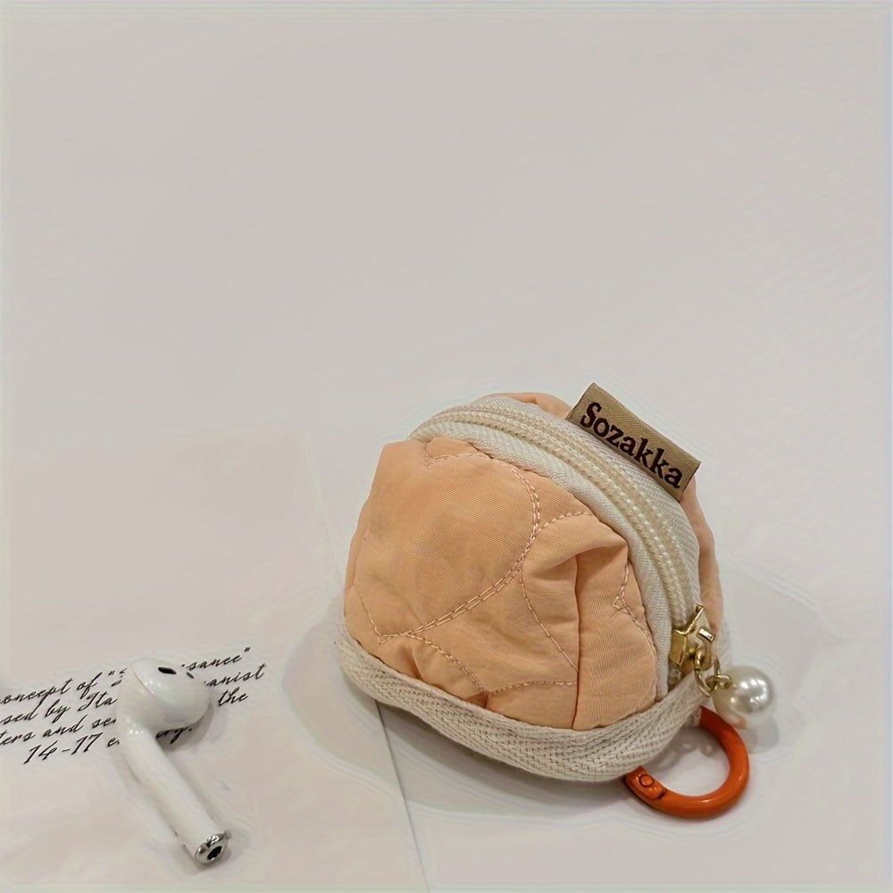 MICHROE Sweet Earphone Storage Bag Zipper Lightweight Carry On Pouch ...