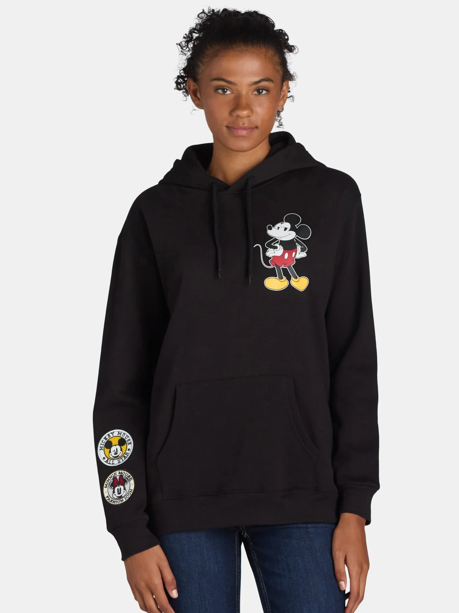 Disney Mickey Mouse Women's Chenille Graphic Hoodie, Sizes XXS-XXL ...