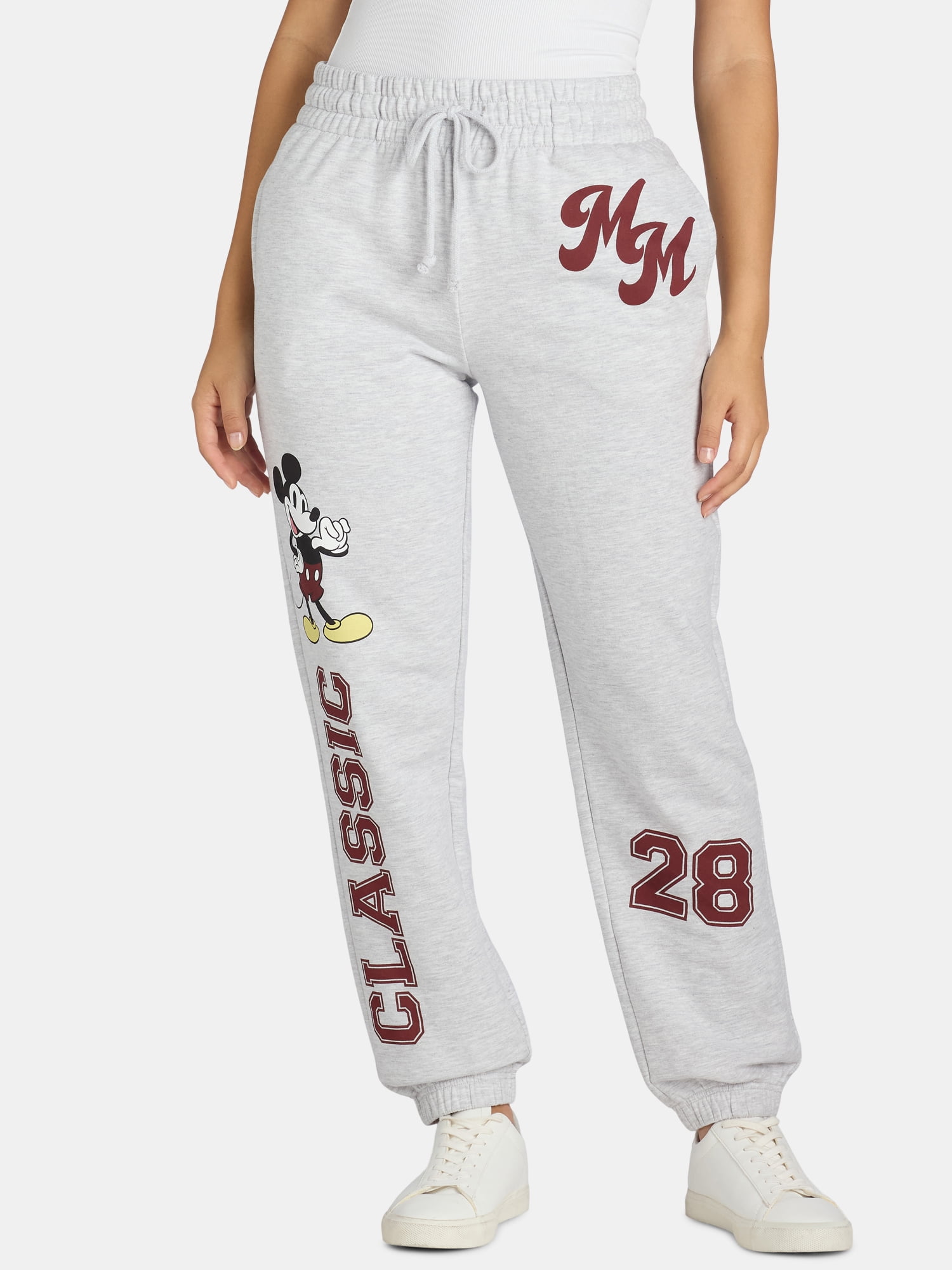 Mickey Mouse Women's Graphic Joggers, 29" Inseam, Sizes XXS-XXL ...