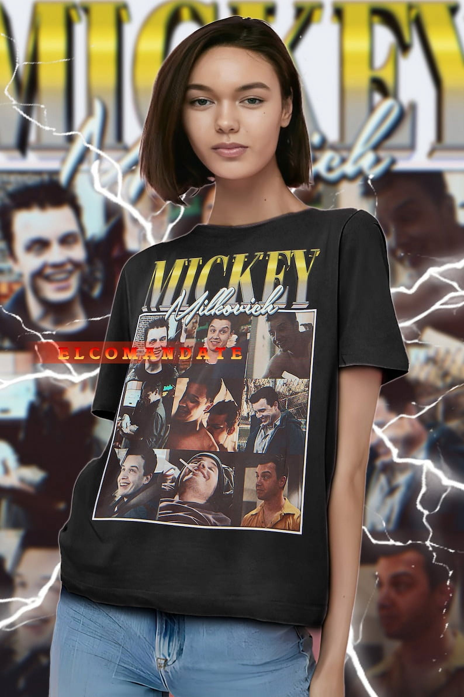 MICKEY MILKOVICH Vintage Shirt, Mickey Milkovich Homage Tshirt, Mickey ...