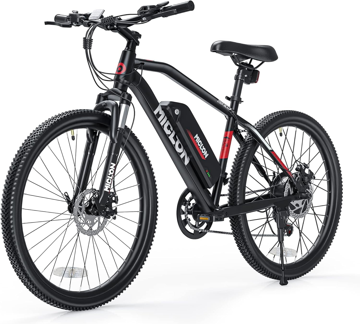 MICLON Cybertrack 300 27.5" Electric Bike, 2X Faster Charge, 500W Ebike ...