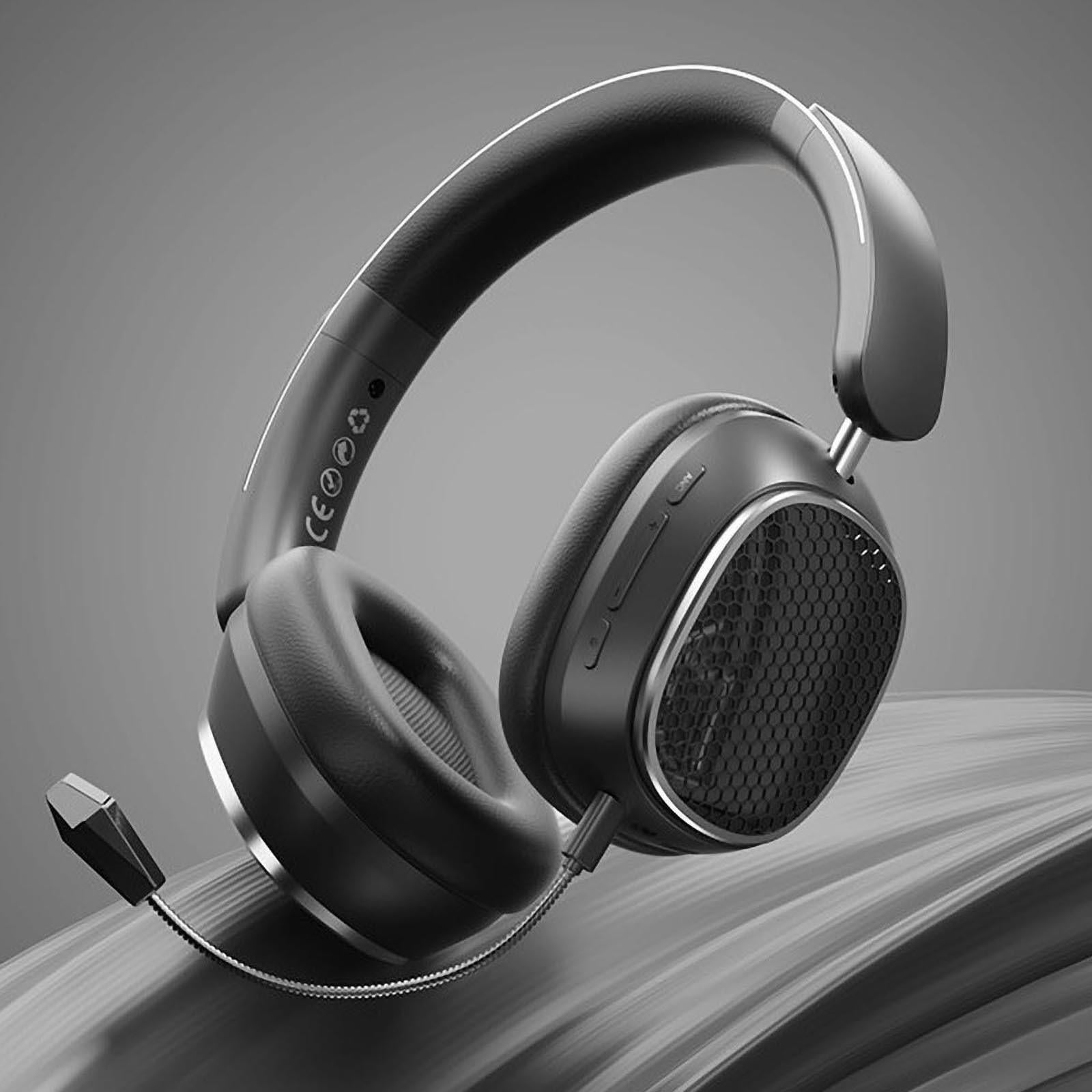 MICLOZYT Bluetooth Headphones Over-Ear,Esports Gaming Headsets Wireless ...