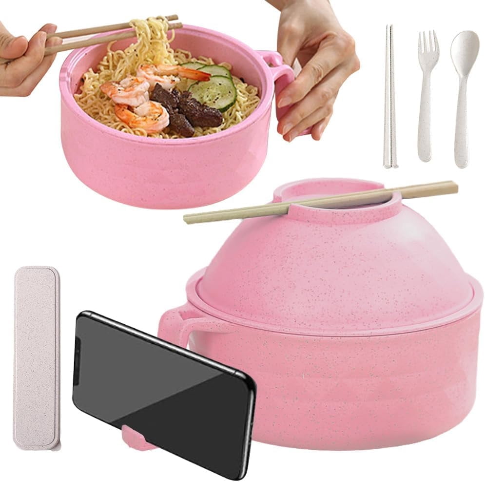 MICLOZYT Clearance,Under $5,Traditional Ramen Bowl Set Ramen Noodles ...