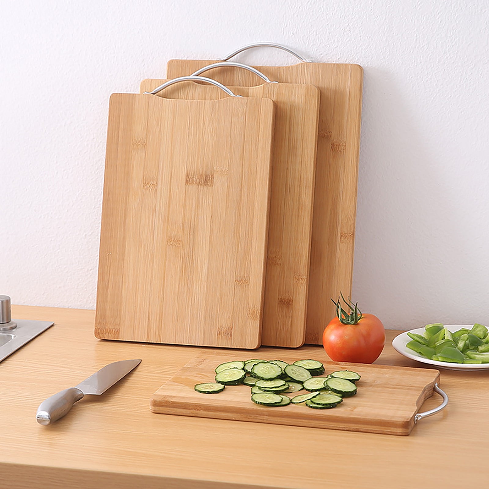MICLOZYT Extra Large Cutting Boards,Easy-Grip Handles,Non Slip,BPA Free ...