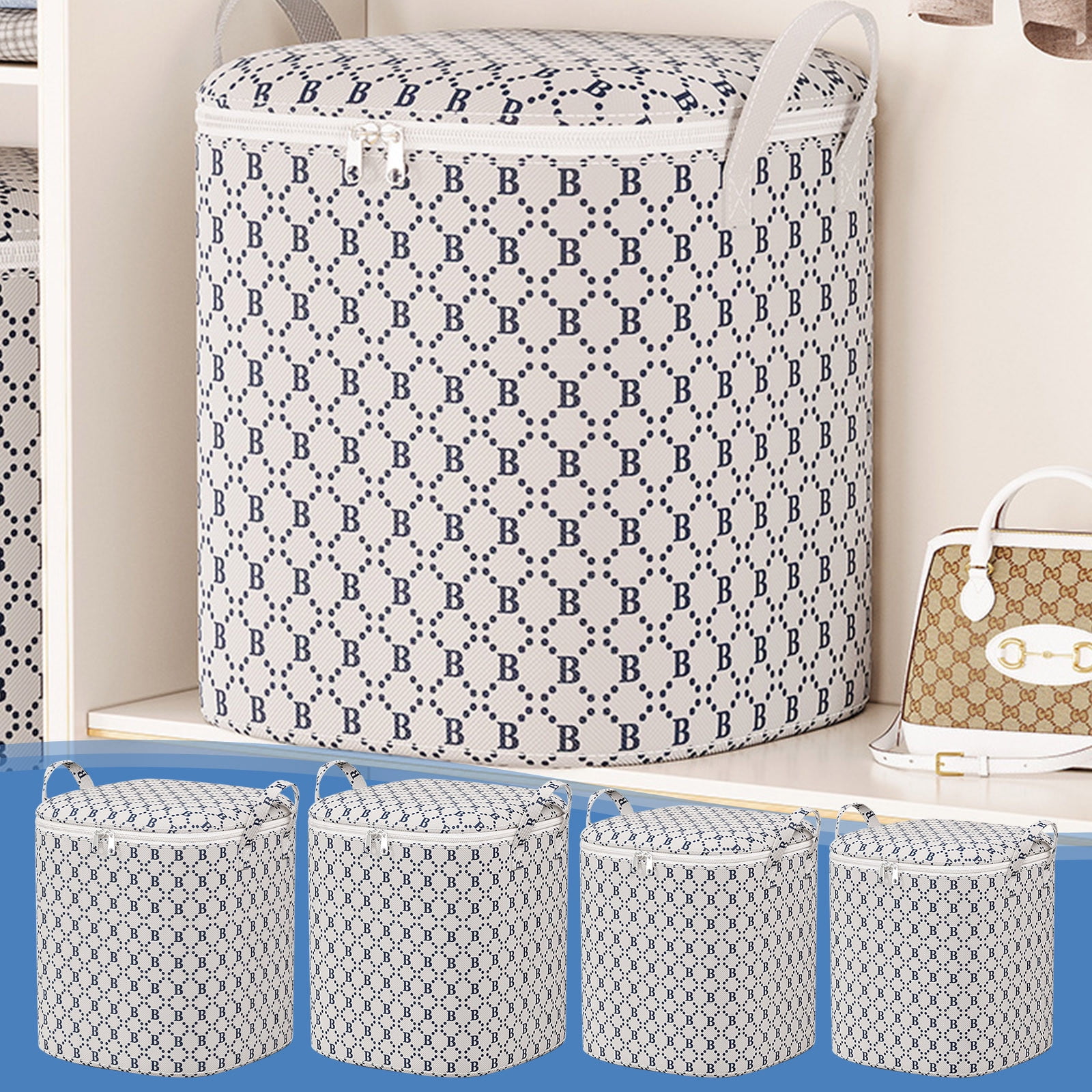 Extra Large Moving Bags with Zippers & Carrying Handles,Heavy-Duty ...