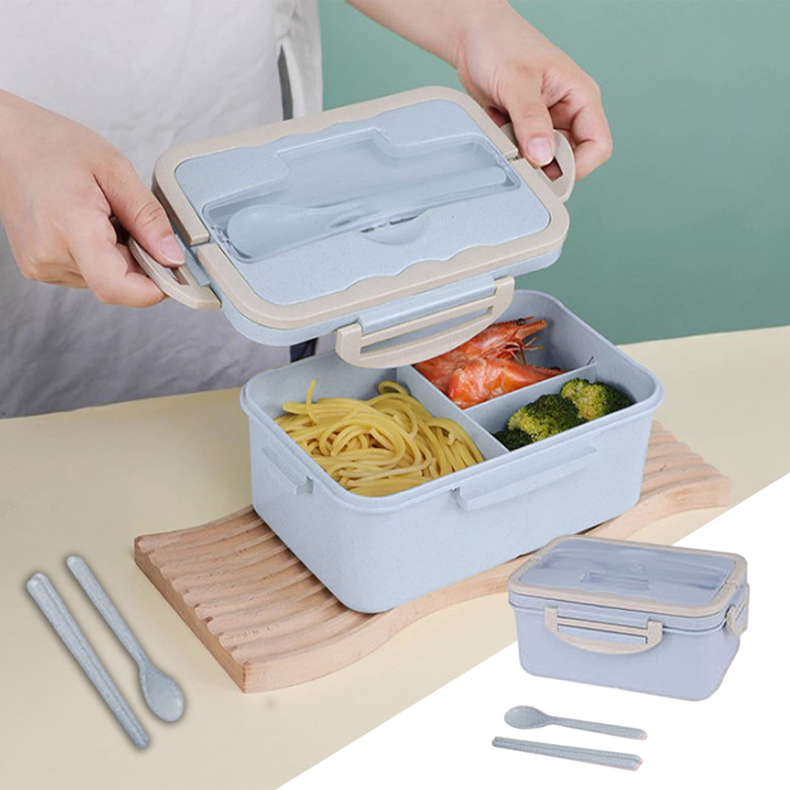 MICLOZYT Lunch Box,Ideal Leakproof Lunch Box Containers,with Leak ...