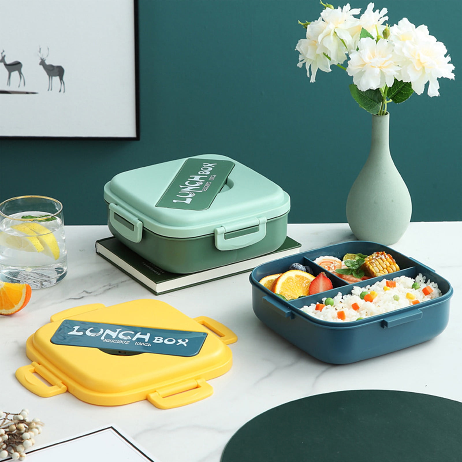 Portable Food Grade Leak-Proof Lunchbox,Bento Lunch Box,BPA Free ...