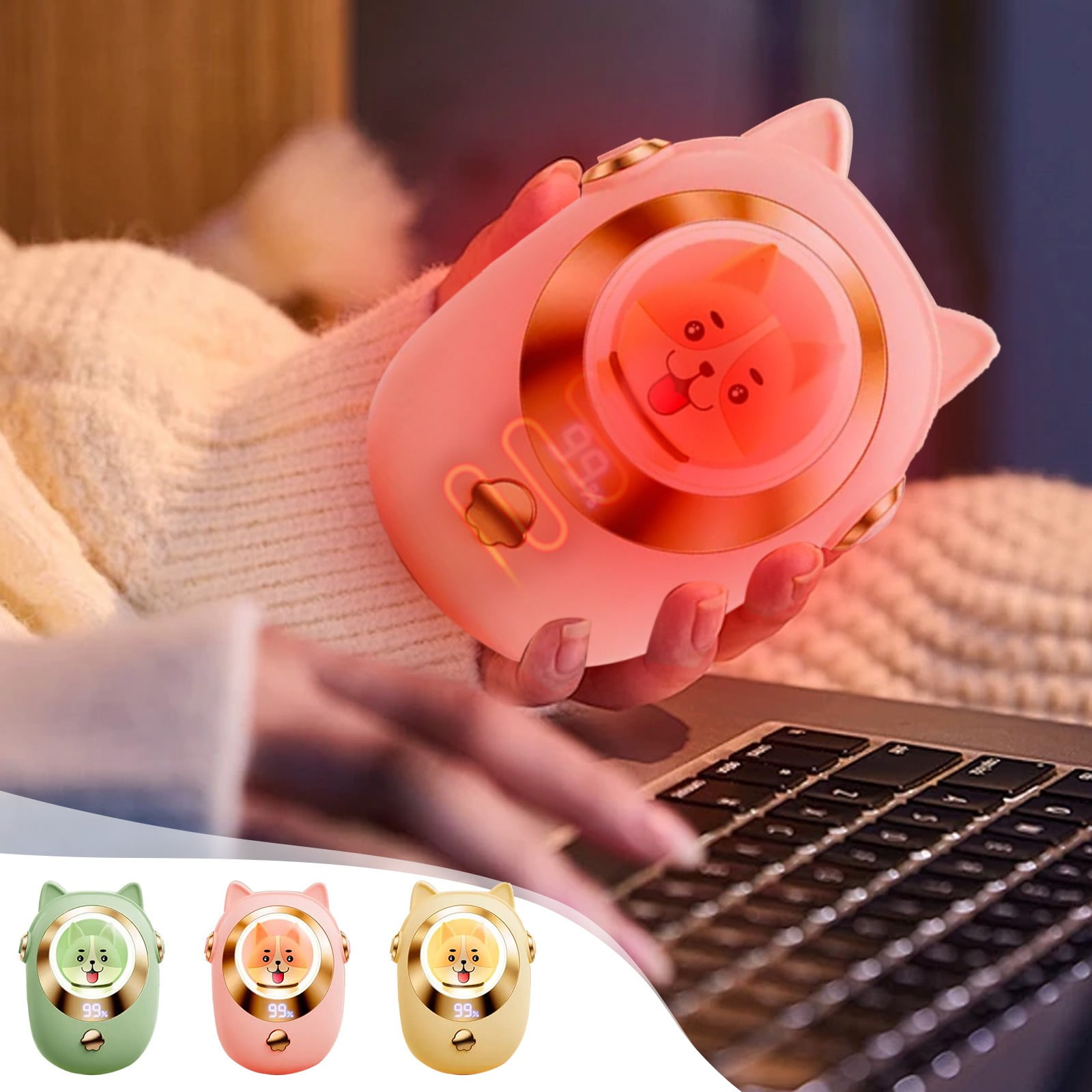 MICLOZYT Portable Hand Warmers Rechargeable,USB Electric Hand Warmer ...