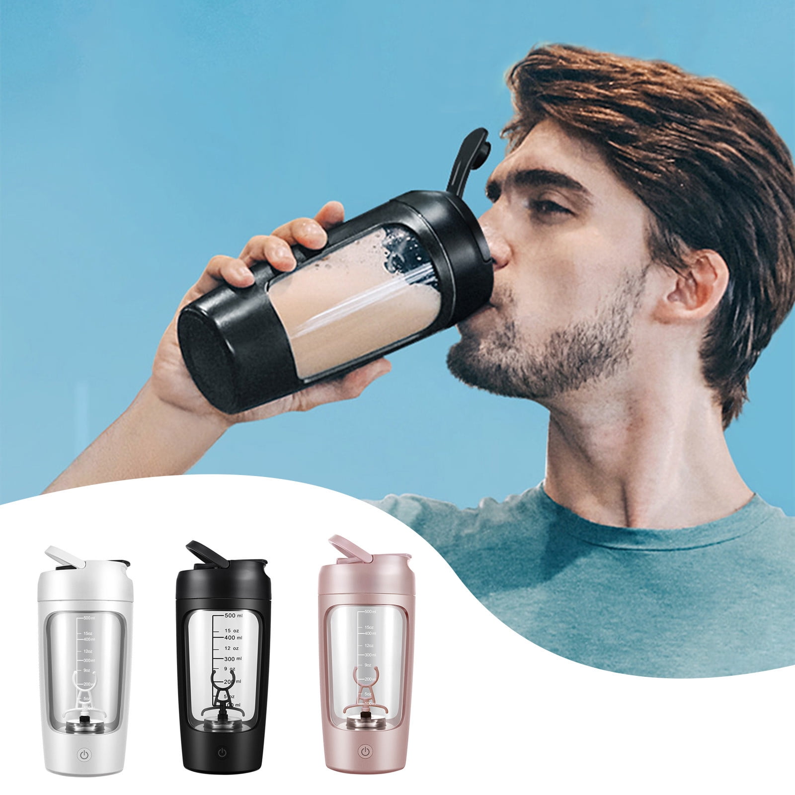 MICLOZYT Self Stirring Coffee Cup,Rechargeable Automatic Magnetic ...