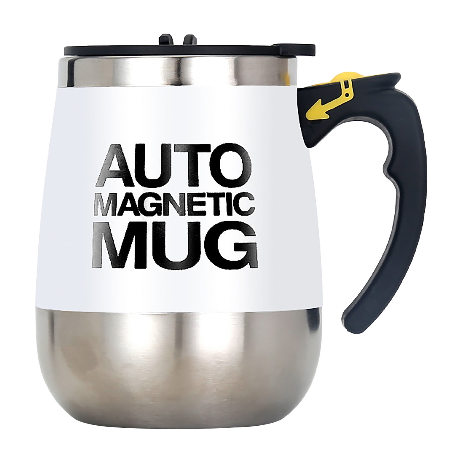 MICLOZYT Self Stirring Coffee Mugs with Lids,Rechargeable Automatic ...