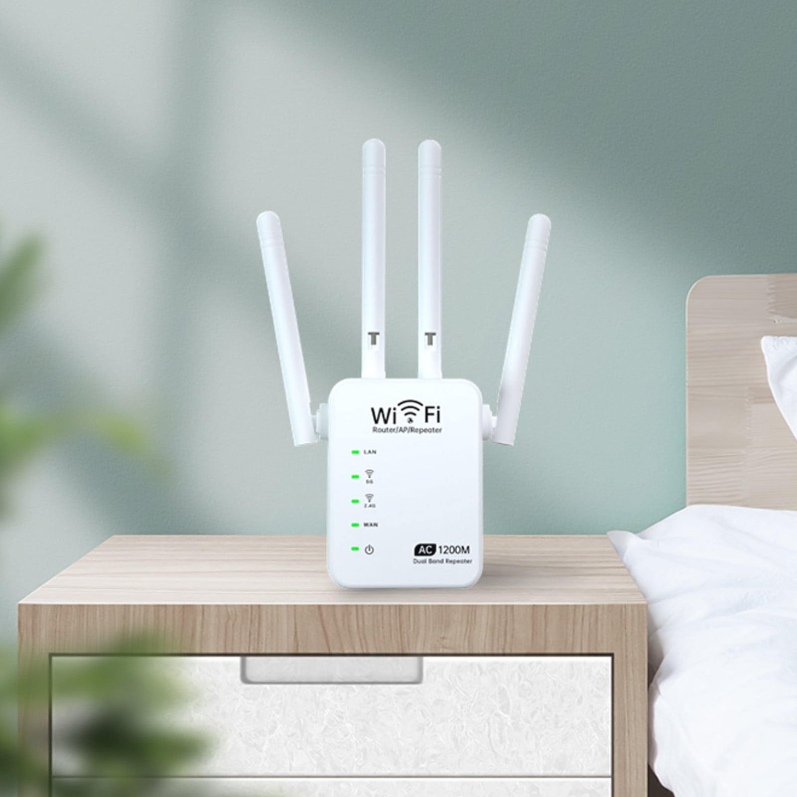 MICLOZYT WiFi Extender Internet Booster,1200Mbps WiFi Booster with ...