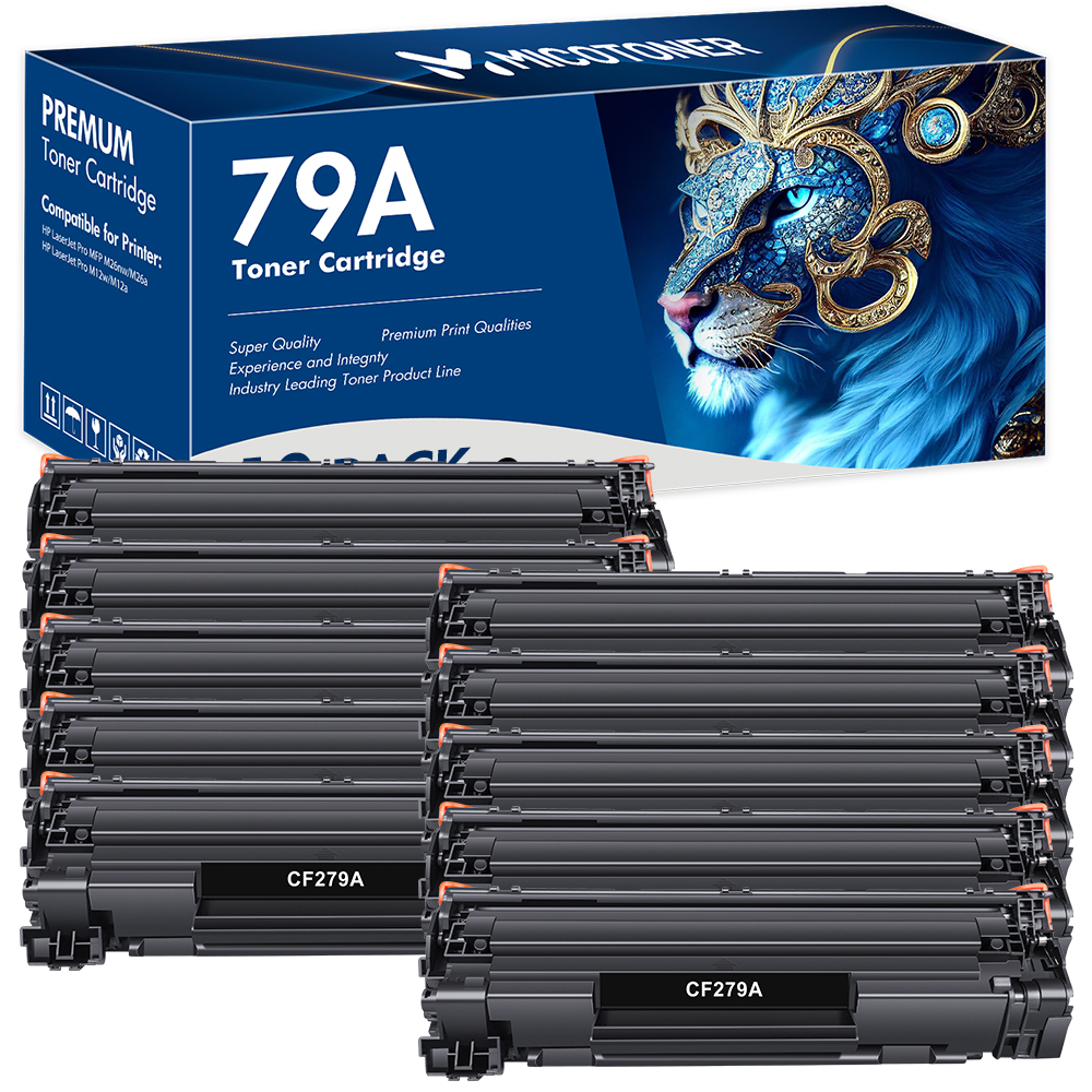 MICOTONER 10-Pack Compatible Toner Cartridge for HP CF279A 79A Work ...