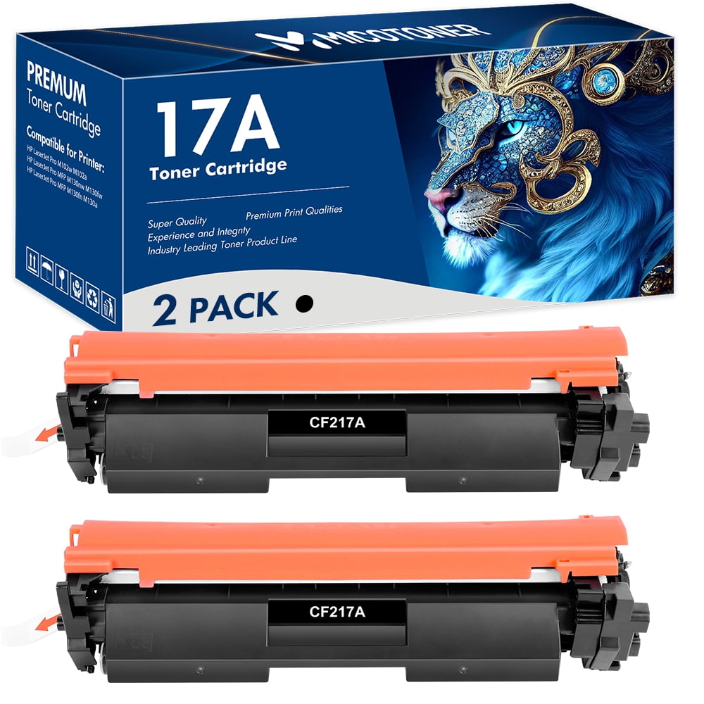 MICOTONER 17A CF217A Toner Cartridge Compatible for HP 17A CF217A ...