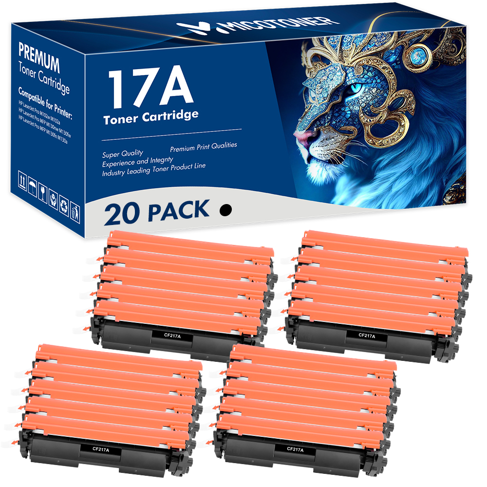 MICOTONER 17A CF217A Toner Cartridge Compatible for HP 17A CF217A ...