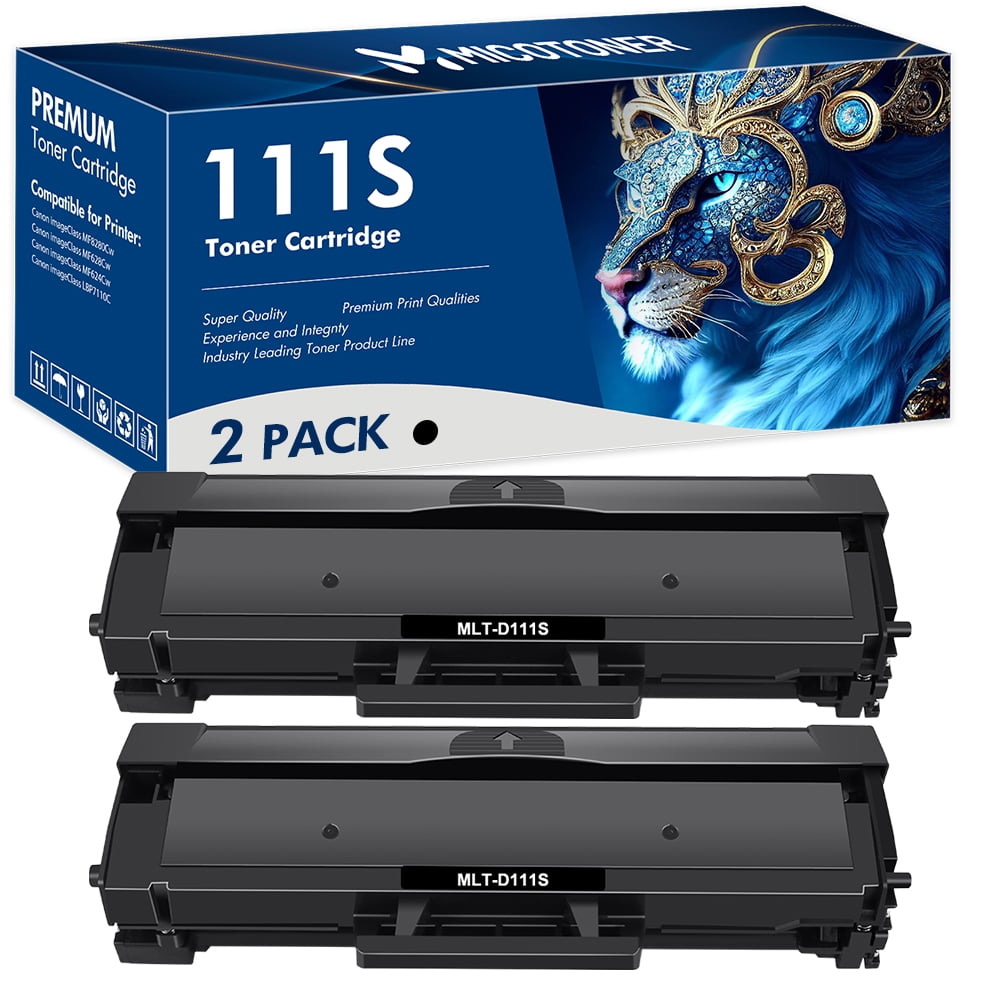 MICOTONER 2-Pack 111S Toner Cartridge Compatible for Samsung MLT-D111S ...