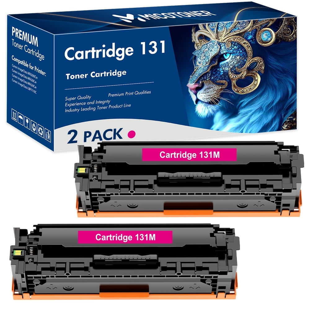 MICOTONER 2-Pack Compatible Toner Cartridge for Canon 131M Work with ...