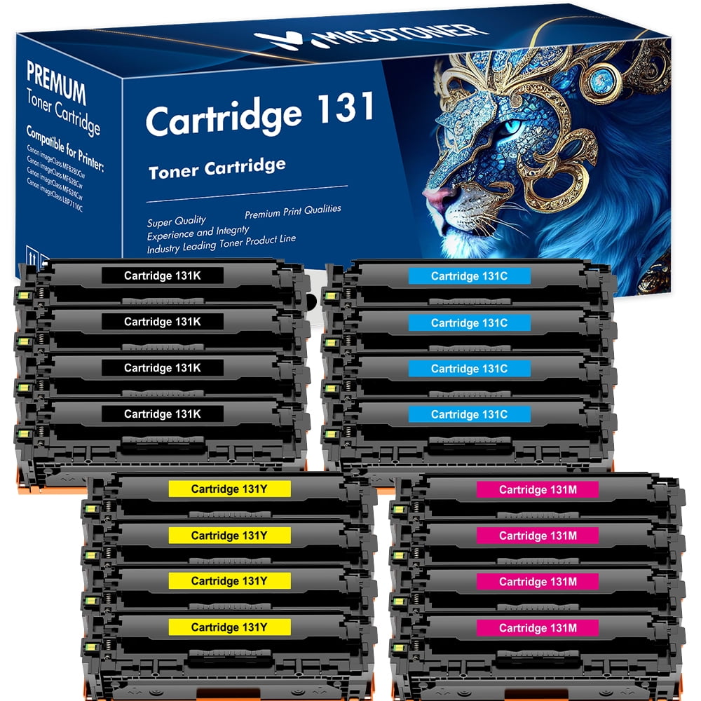 MICOTONER 20-Pack Compatible Toner Cartridge for Canon 131II Work with ...