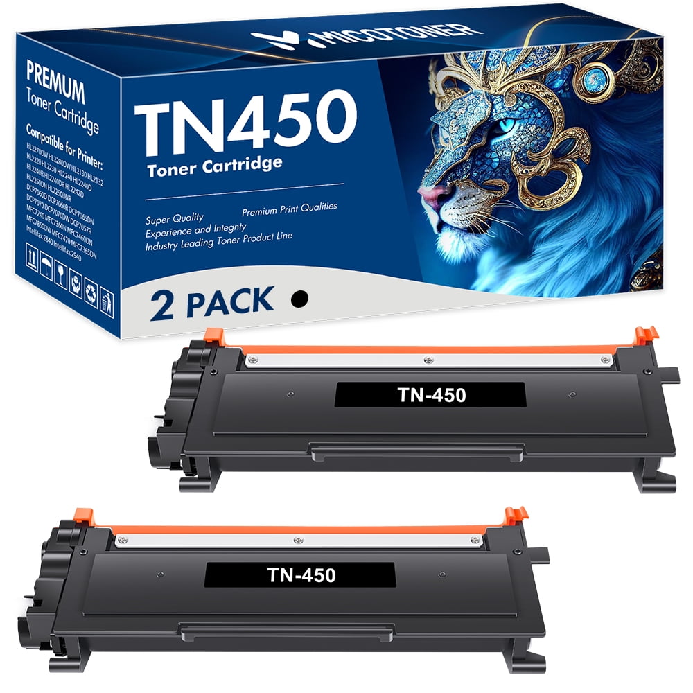 MICOTONER Compatible Toner Cartridge for Brother TN-450 TN420 TN 450 HL ...