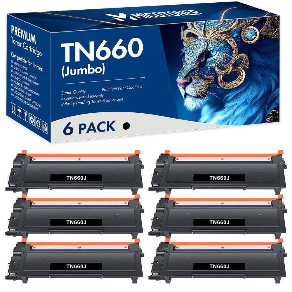 MICOTONER Compatible Toner Cartridge for Brother TN-660 TN 660 HL ...