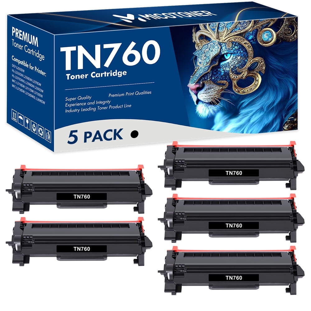 MICOTONER Compatible Toner Cartridge for Brother TN-760 HL-L2350DW HL ...