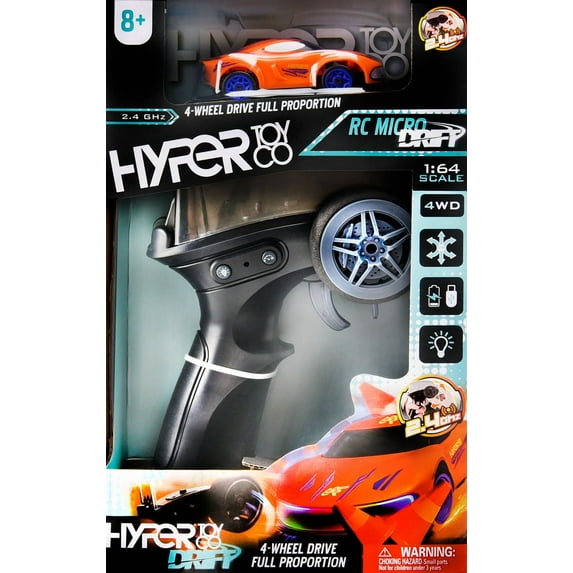 Hyper Micro Drift RC with LED - Walmart.com