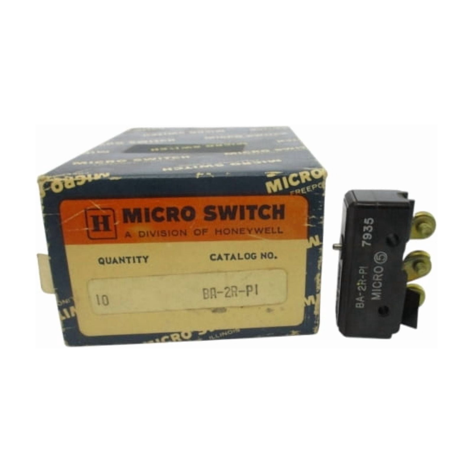 MICRO SWITCH BA-2R-P1 480VAC 20A (PKG OF 10) NSMP - Walmart.com