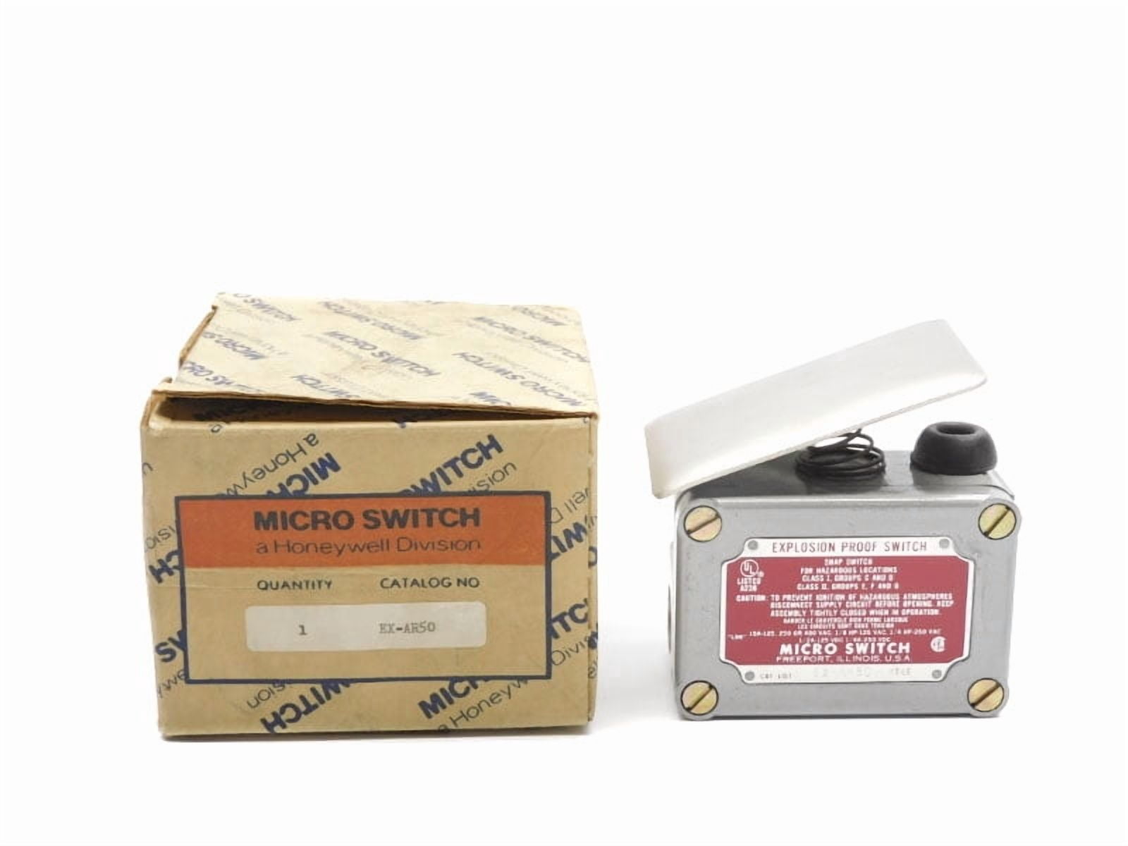MICRO SWITCH EX-AR50 480VAC 15A (GREY) NSMP - Walmart.com