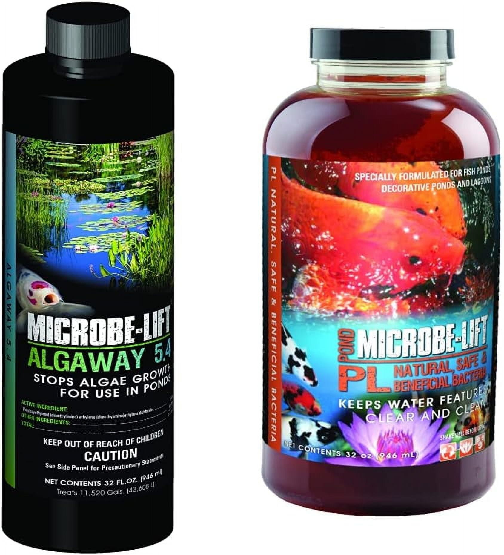 MICROBE-LIFT Algae Control Bundle for Ponds and Water Gardens, Includes ...