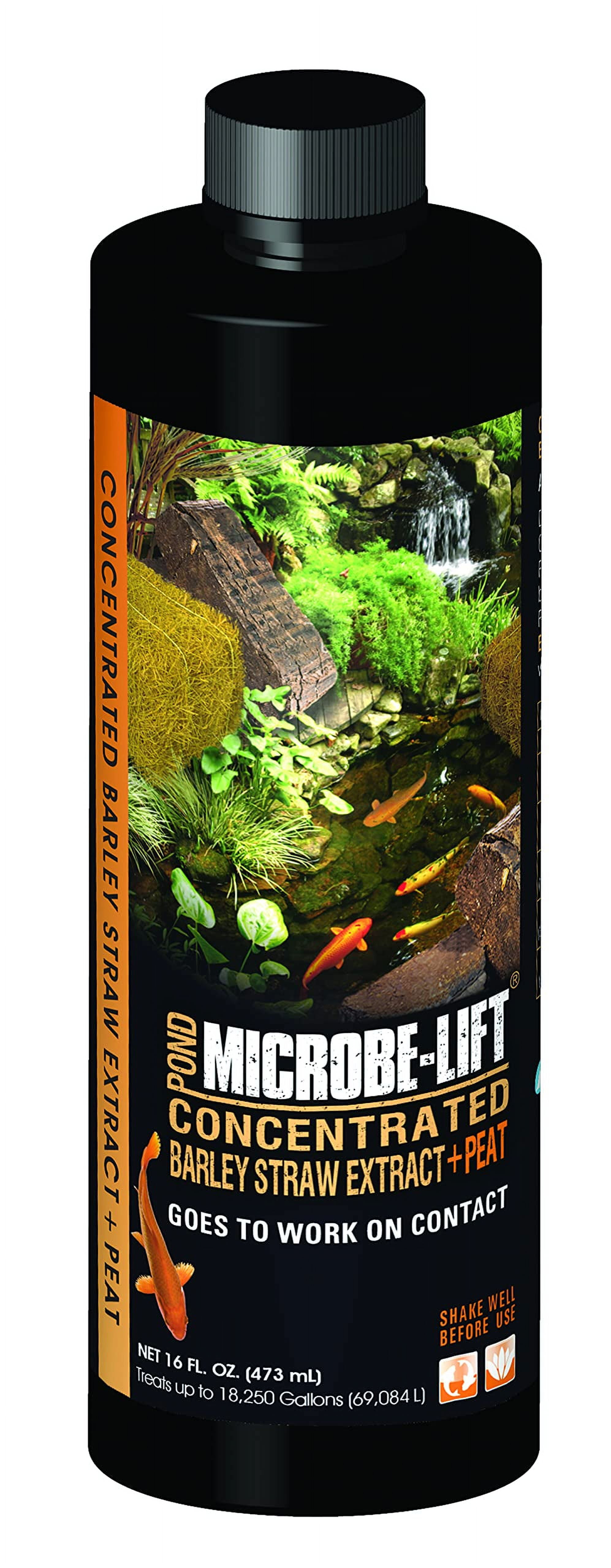 MICROBE-LIFT BSEP16 16 Oz Barley Straw Concentrate Plus Peat Extract ...