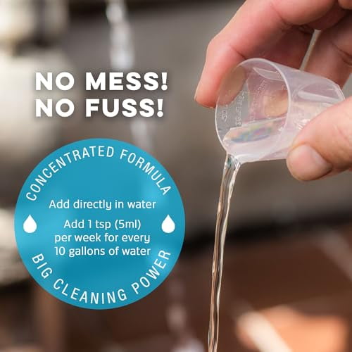 MICROBE-LIFT Large Fountain Clear Two-in-One Water Cleaner and Surface ...