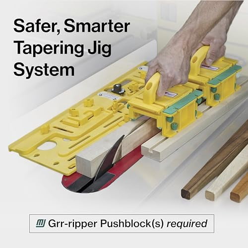 MICROJIG GRR-RIPPER TJ-5000 Microdial Tapering Jig For Table Saws ...