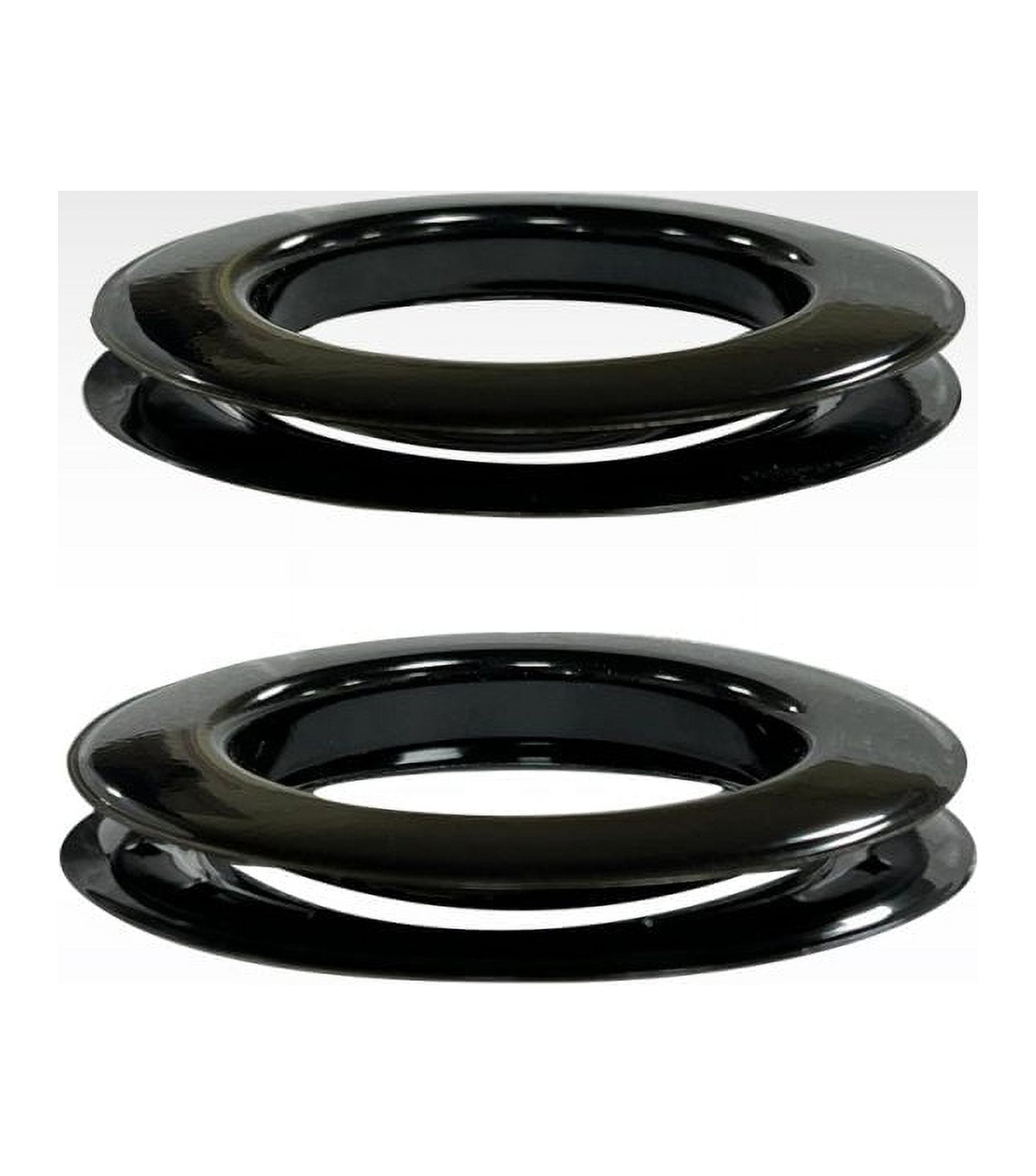 MICRON Round #15 Brass Curtain Grommets and Teeth Washers Black ...