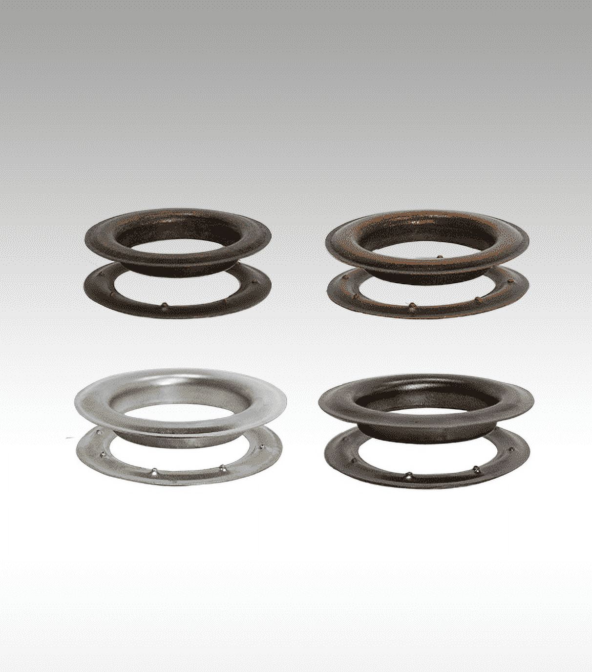 MICRON Round-Iron #12 Grommets & Washers Bronze Plated - Walmart.com