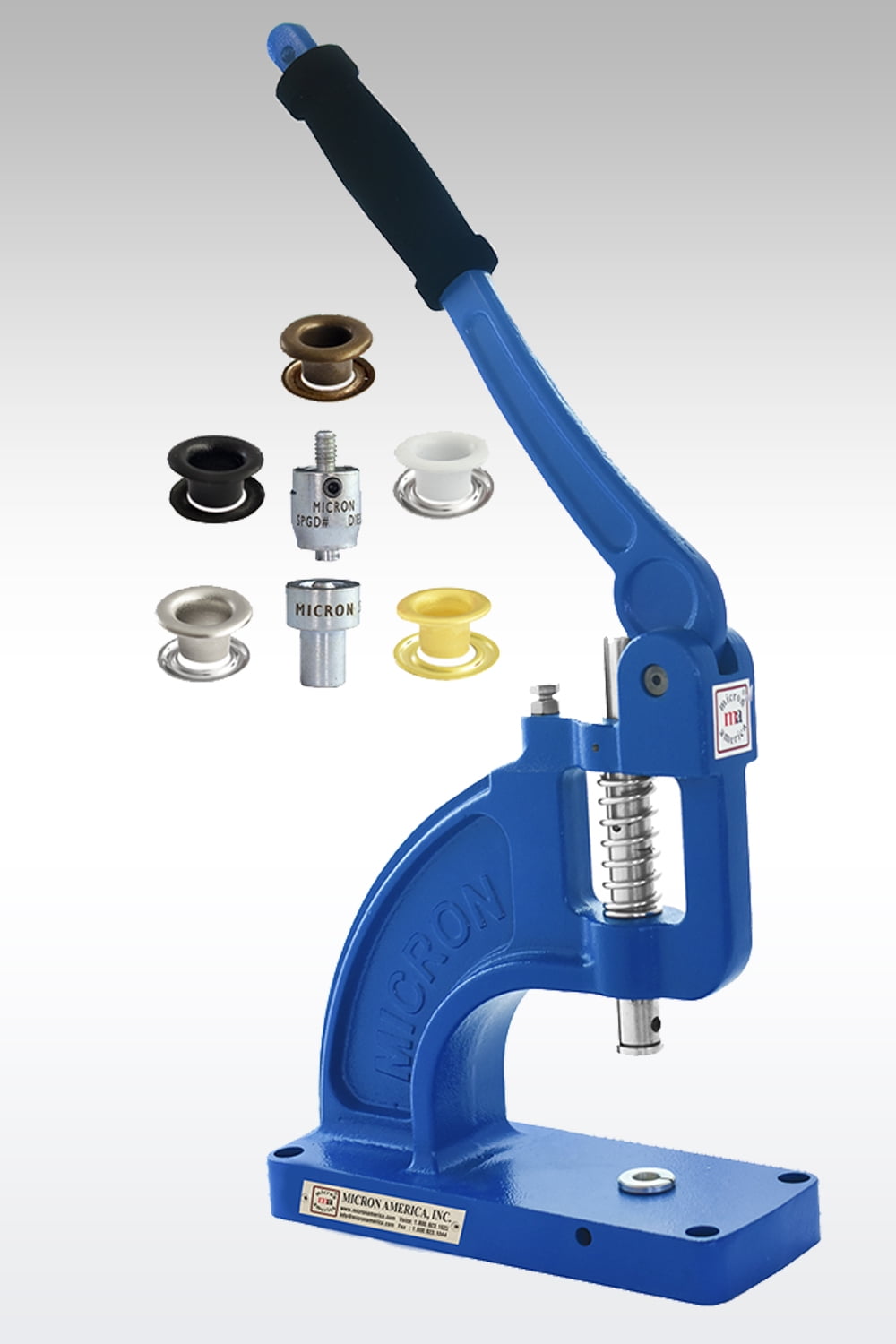 MICRON TEP-3 Fastener Attaching Machine with #0 Self-Piercing Dies and ...