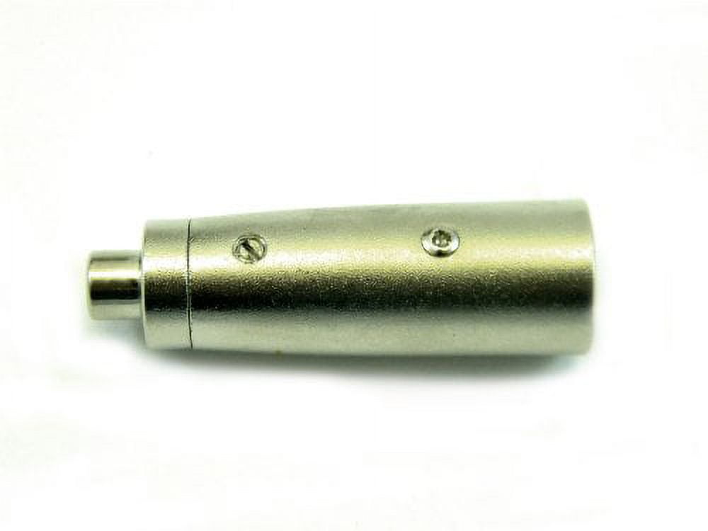 MICROPHONE ADAPTER STANDARD RCA JACK TO 3 PIN MALE XLR STYLE JACK ...