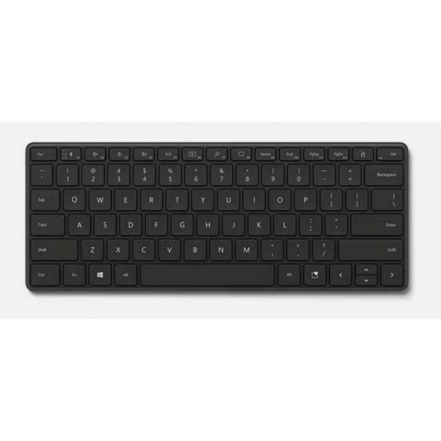 MICROSOFT Bluetooth Compact Keyboard Bluetooth English Black - Walmart.com