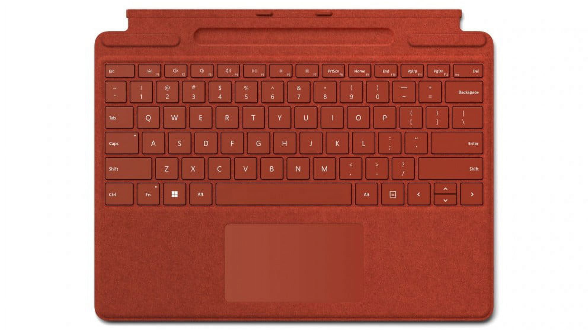 MICROSOFT Surface Pro 8 Type Cover Keyboard - Poppy Red - Walmart.com